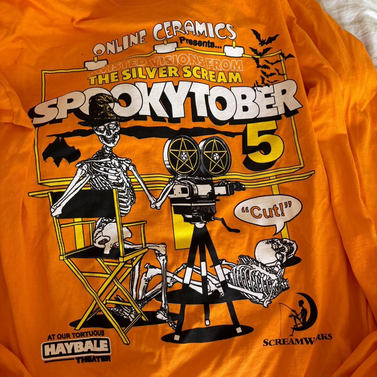 ONLINE CERAMICS SPOOKYTOBER LONG SLEEVE... - Depop
