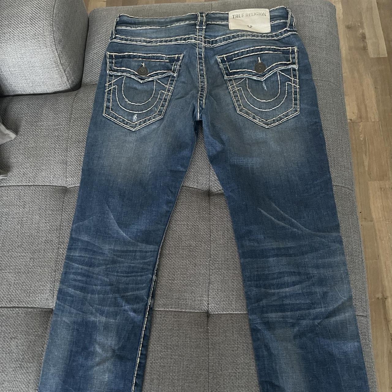 True Religion slim fit jeans, hardly worn. #jeans... - Depop