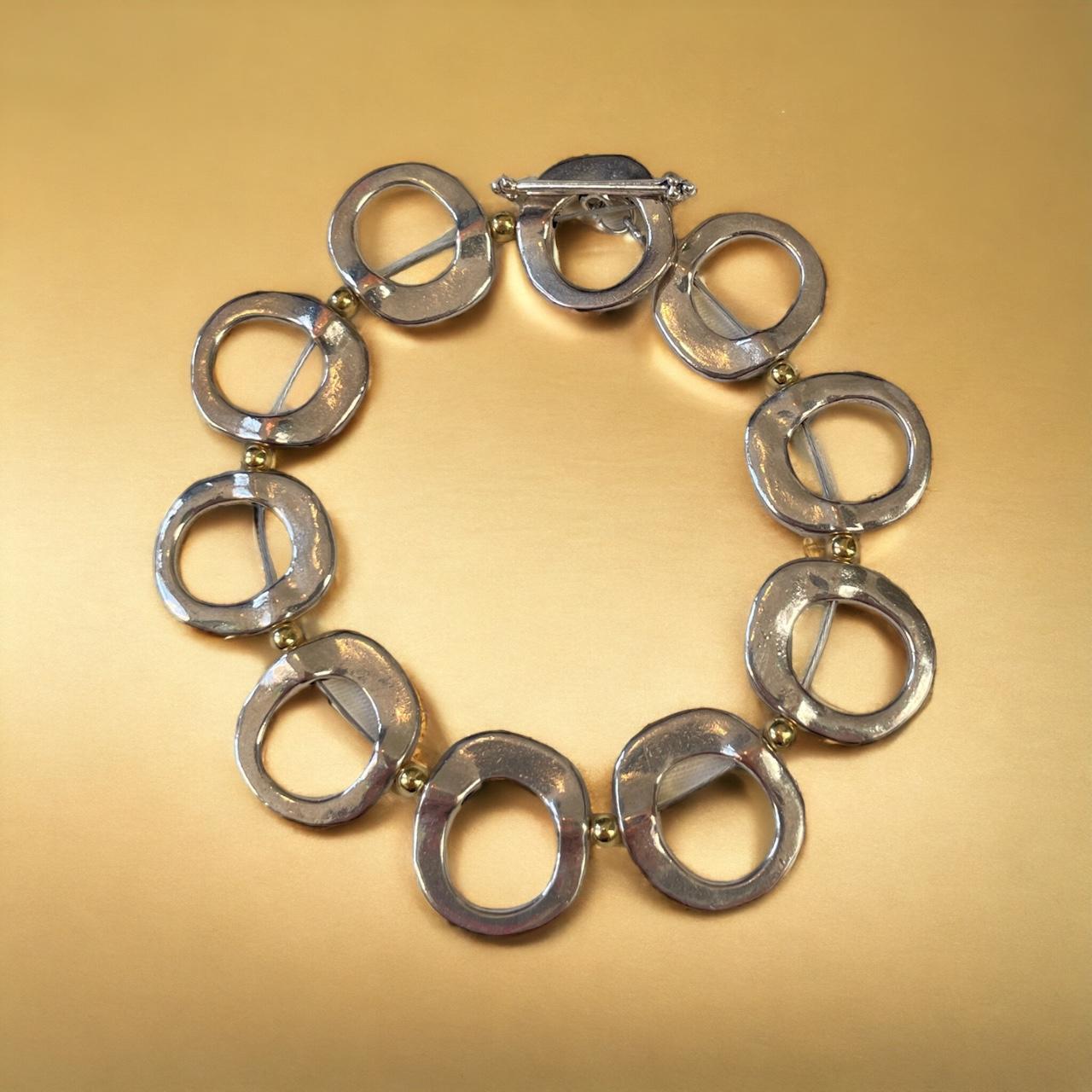 Whimsy Modern Silver and Gold Jewelry Set by ... - Depop