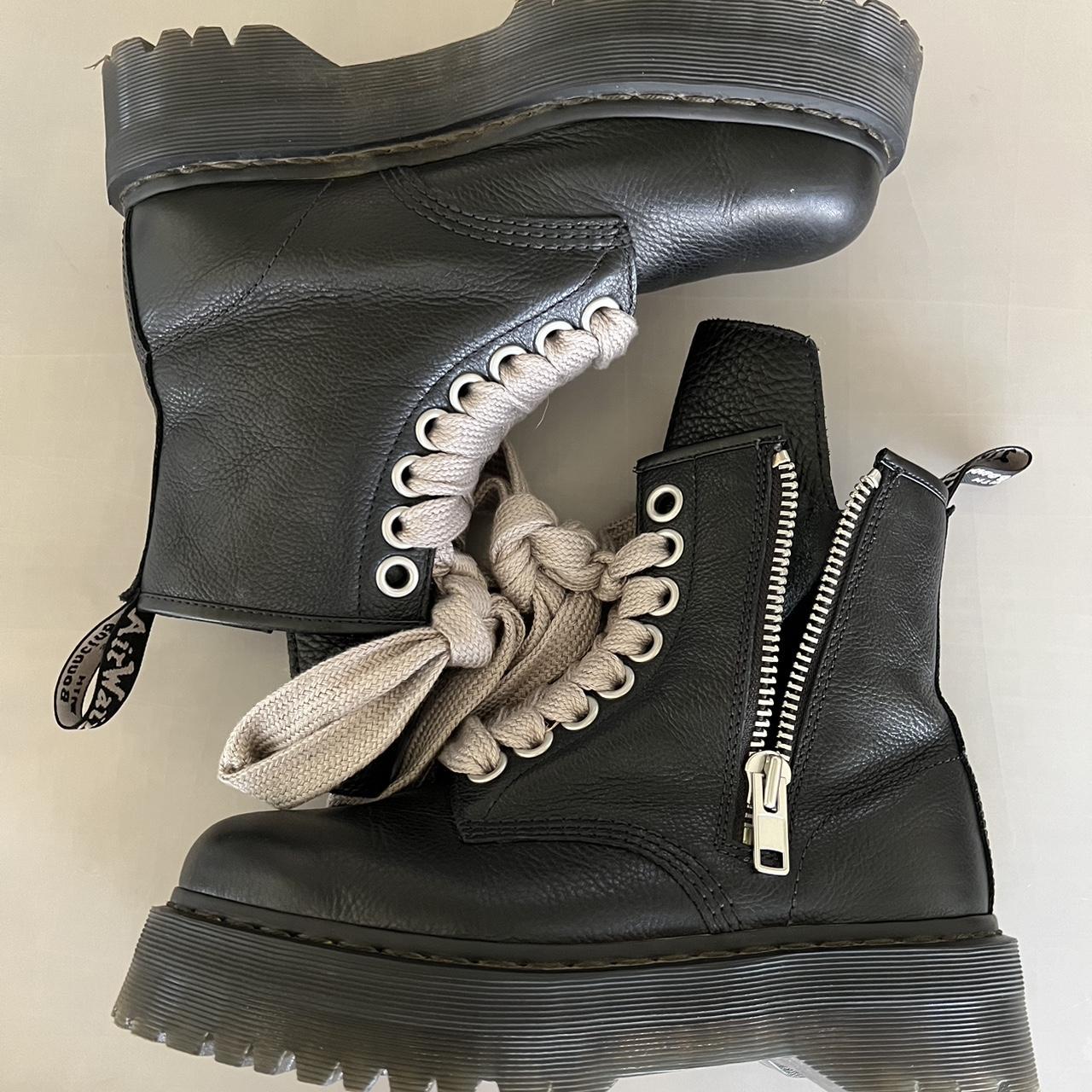 Rick Owen’s x Doc Martens Boots - Depop