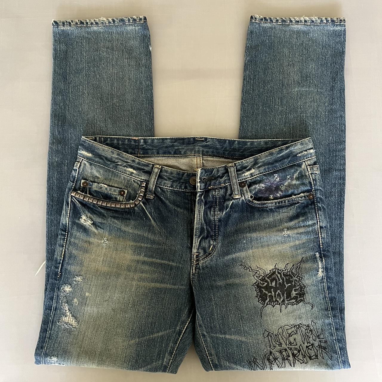 Hysteric Glamor Studded Denim - Depop