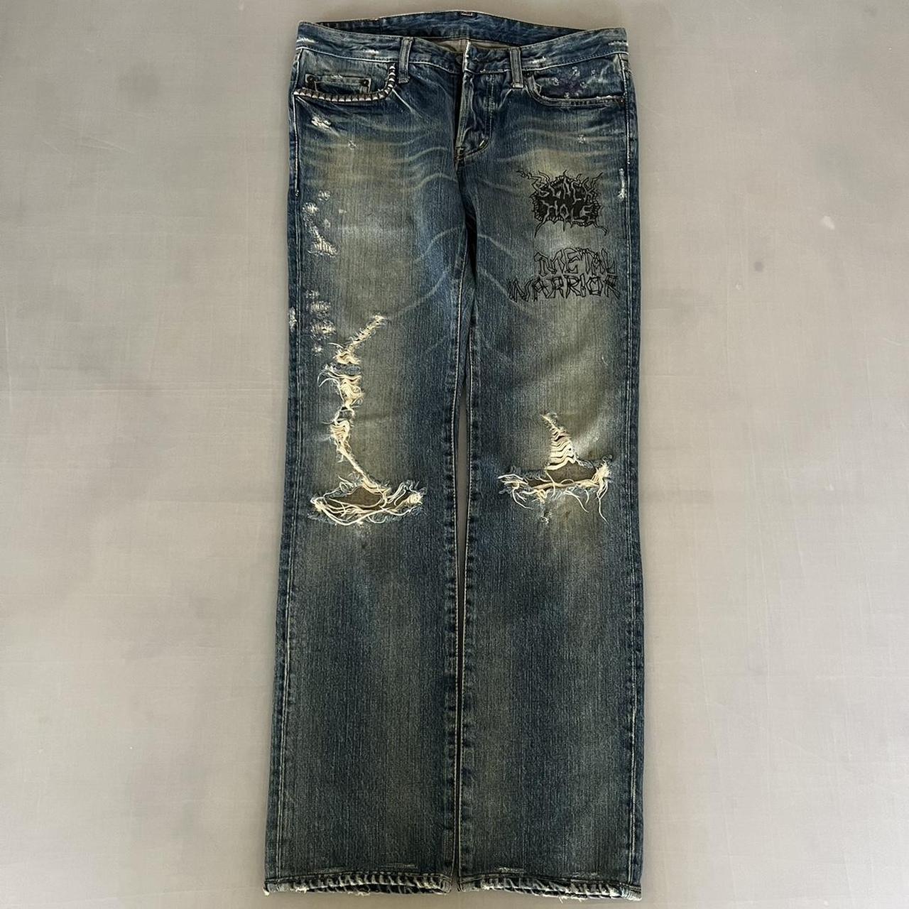 Hysteric Glamor Studded Denim - Depop