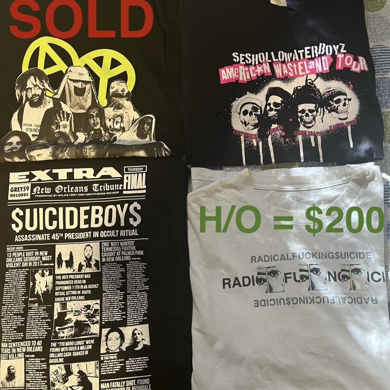 A decent amount of my underground rap merch... | Depop