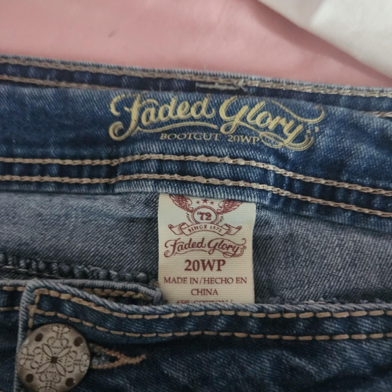 Faded glory flared jeans plus size friendly but... - Depop