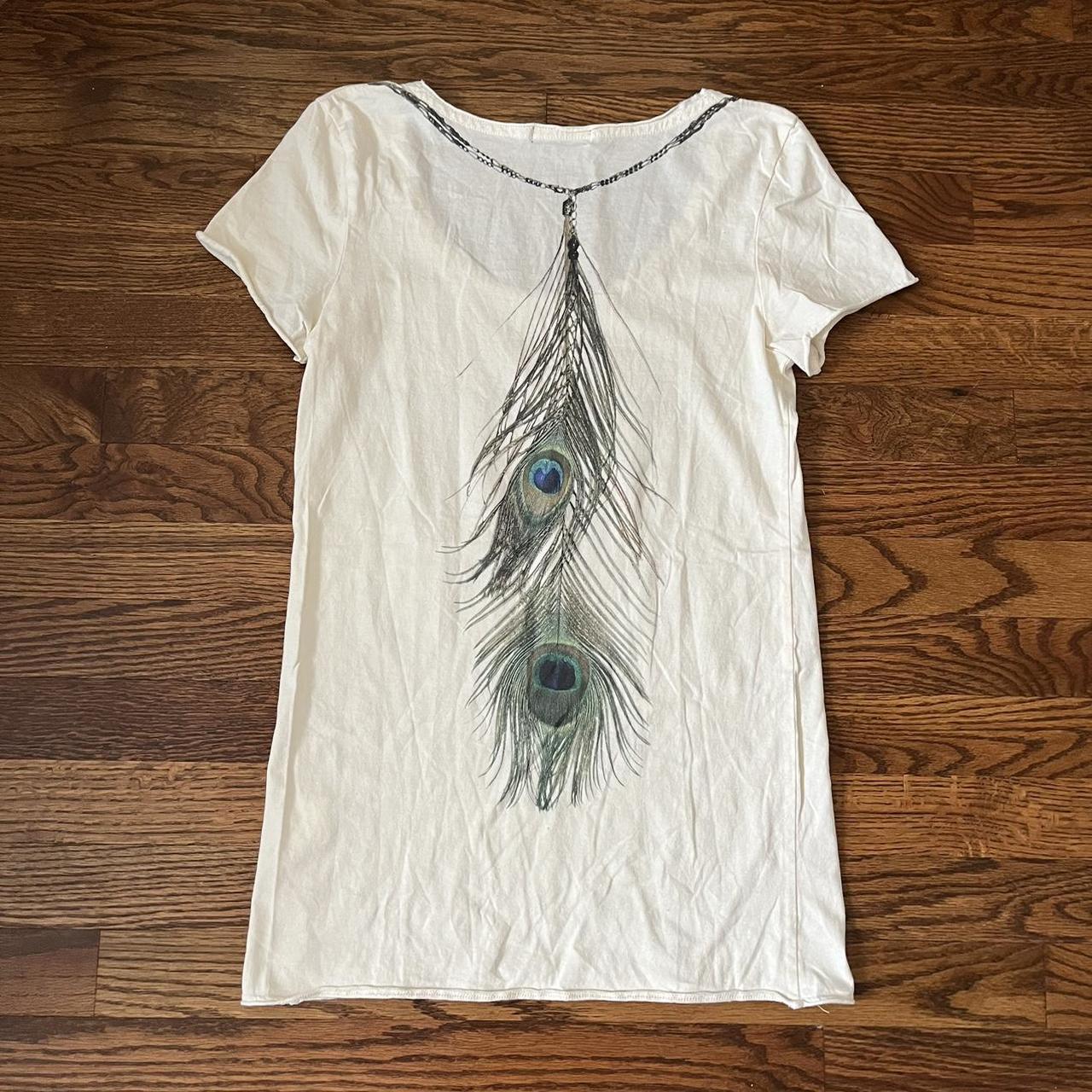 GOA poem peacock tee size free - fits an... - Depop