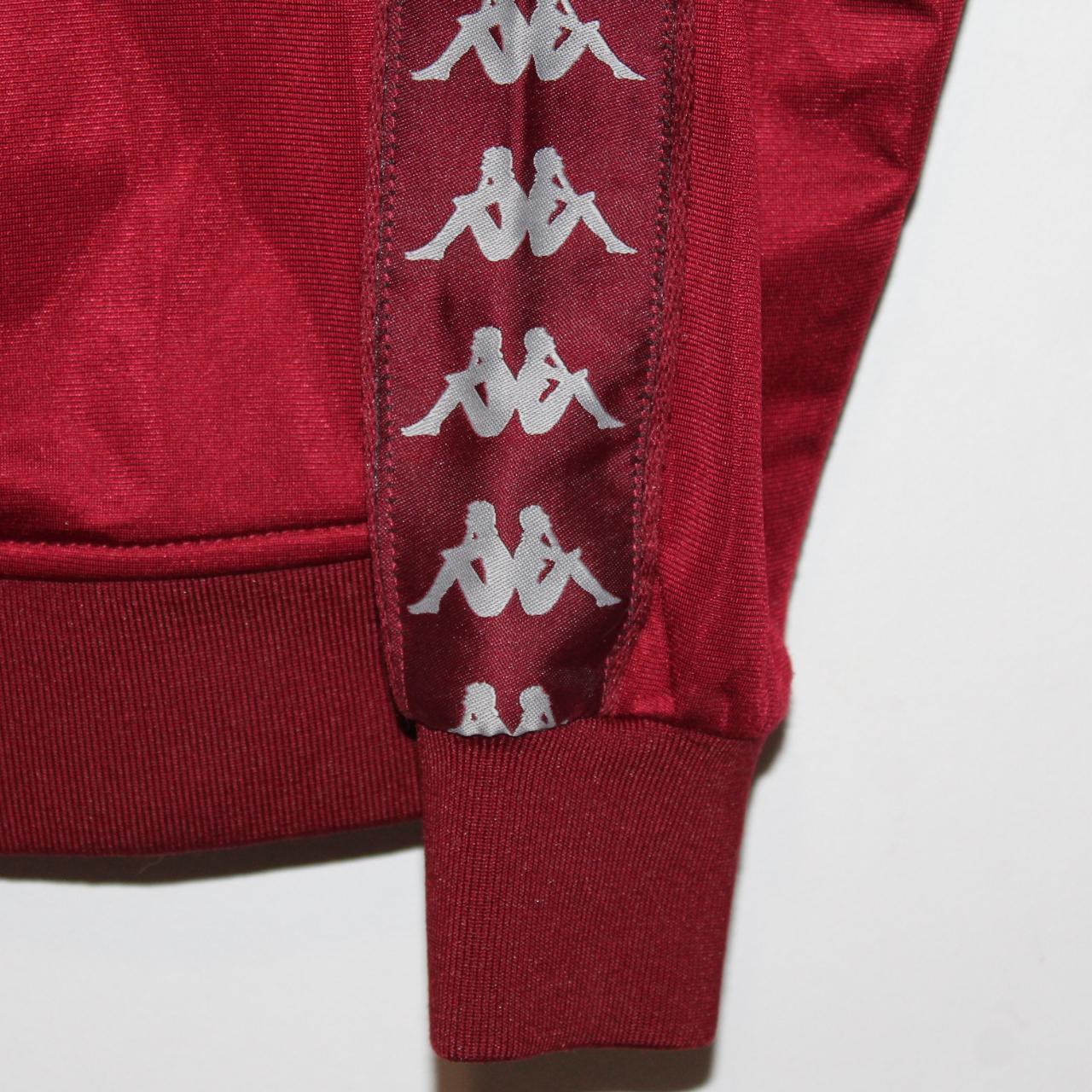 Kappa 80's Track Top, Maroon /Burgundy, Medium, Used... - Depop