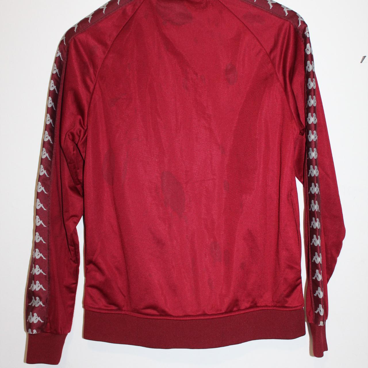 Kappa 80's Track Top, Maroon /Burgundy, Medium, Used... - Depop