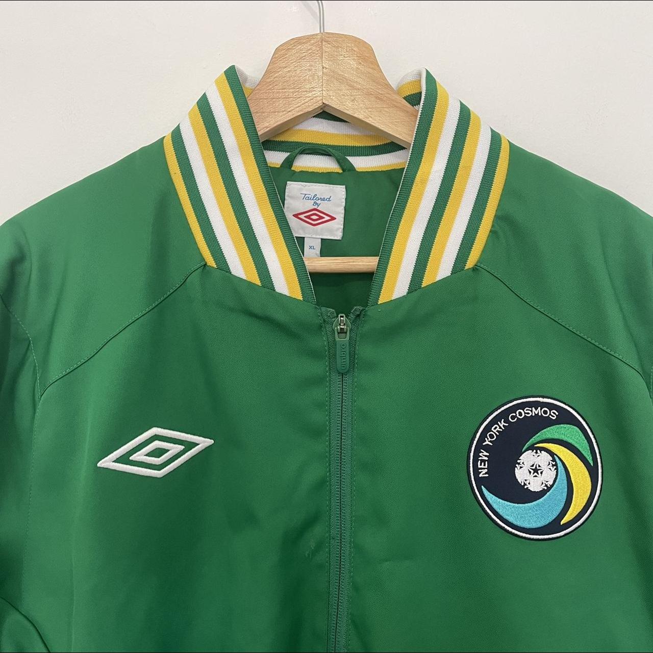 New York Cosmos Umbro Pele Anthem Retro Jacket,... - Depop