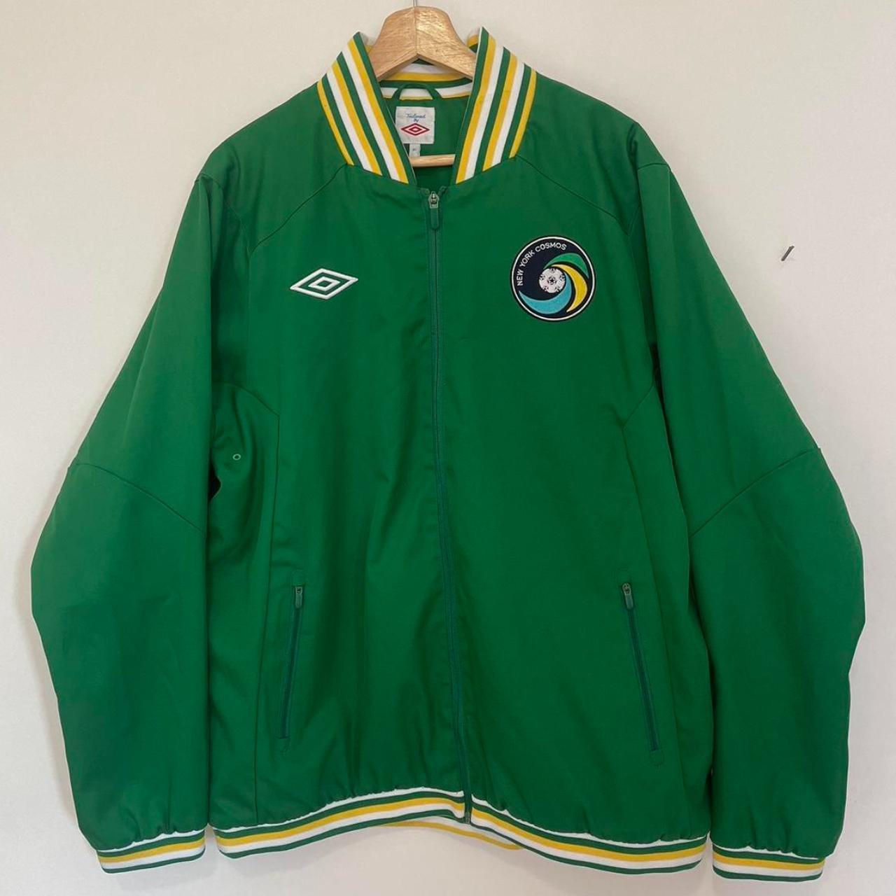New York Cosmos Umbro Pele Anthem Retro Jacket,... - Depop
