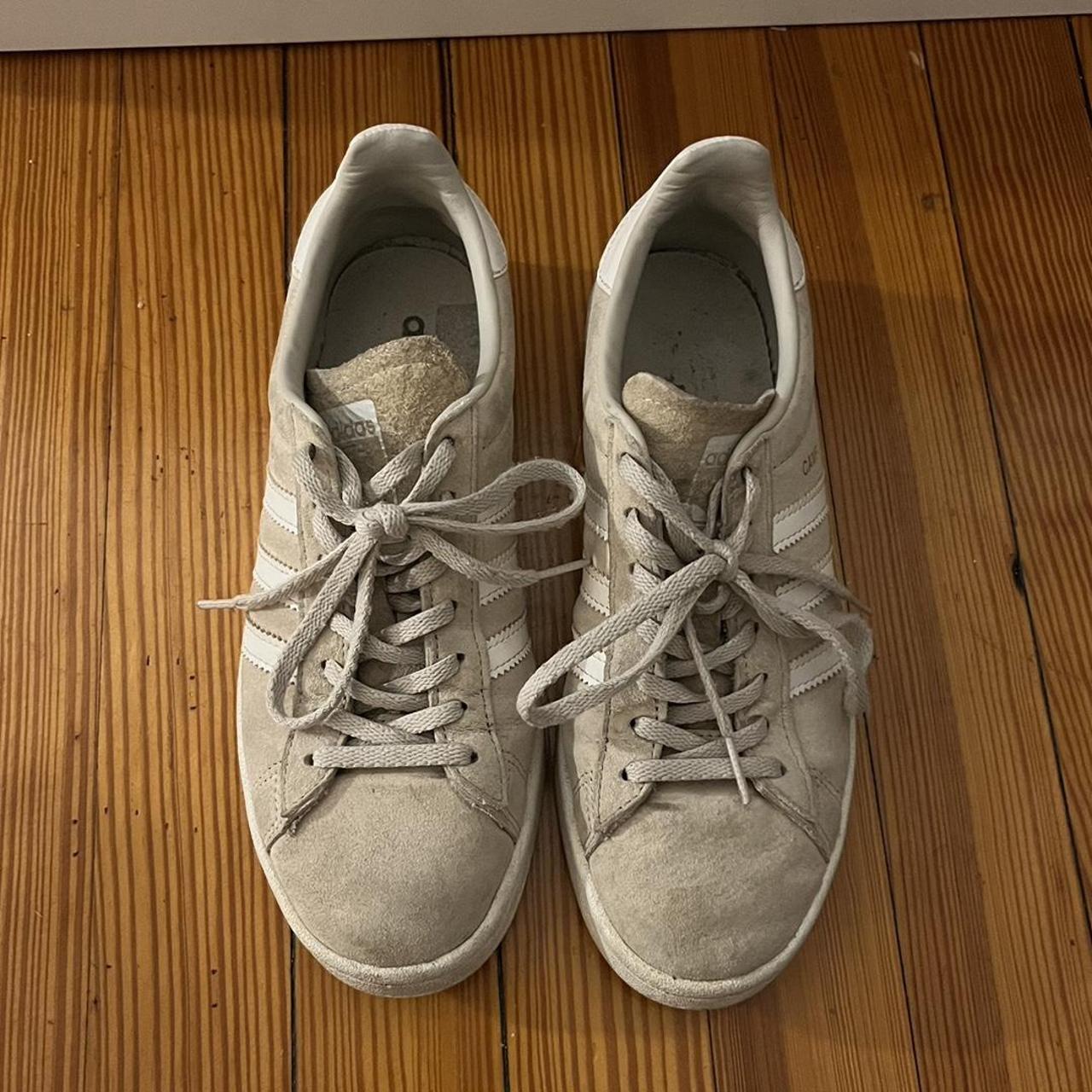Adidas campus classic beige size 7 women’s - Depop