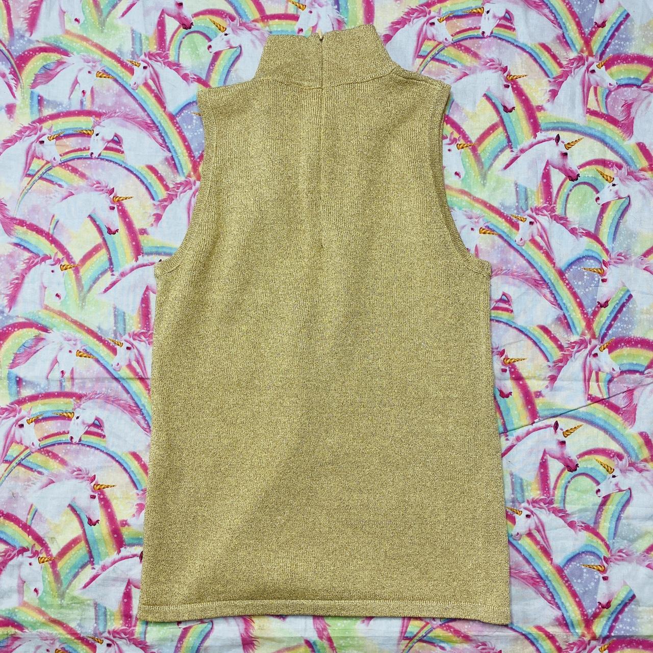 Women's Gold Vest | Depop