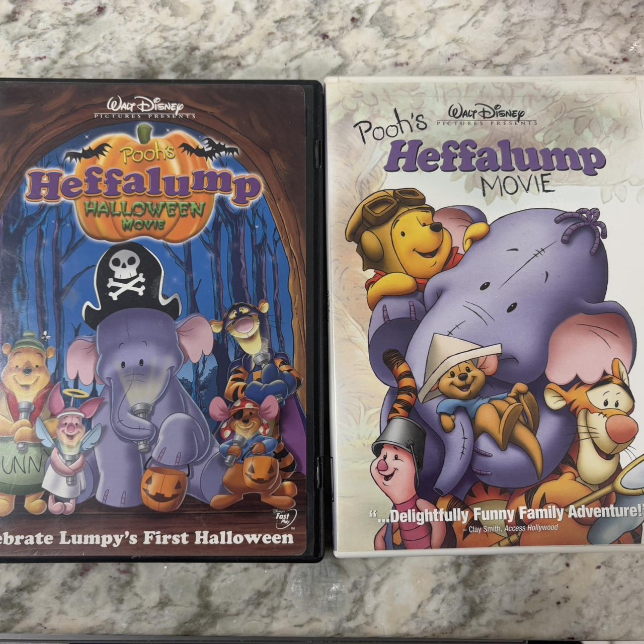 2 Winnie the Pooh Heffalump DVDs, Great for kids,... | Depop