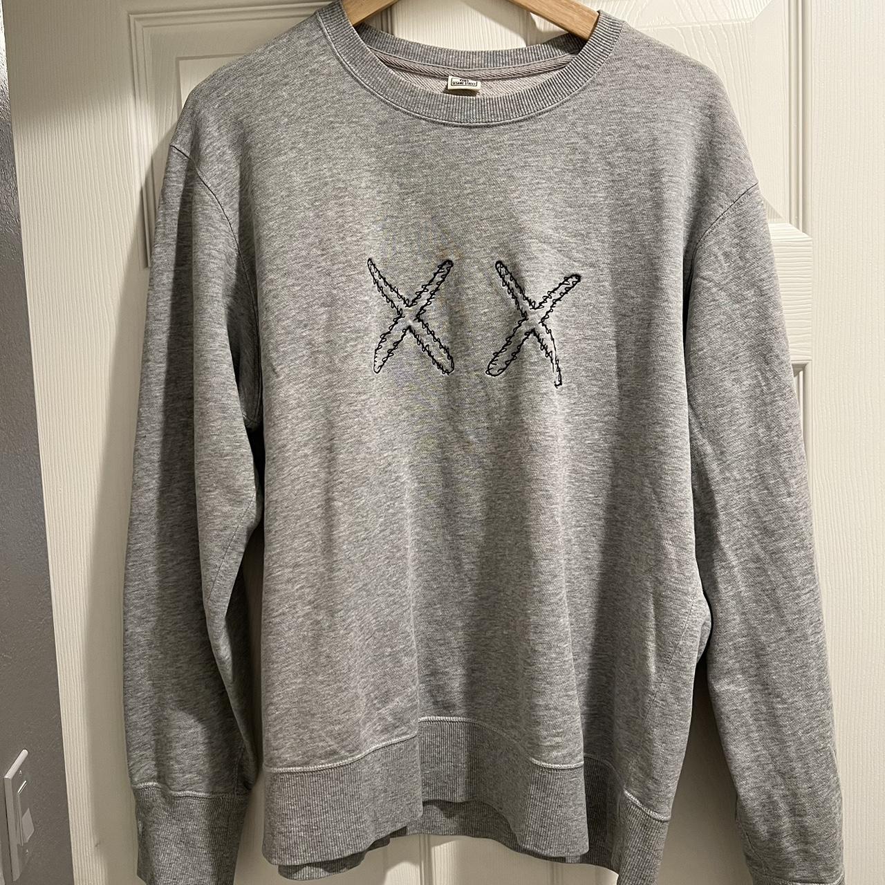 Kaws x UNIQLO x Sesame Street Sweater Grey... - Depop