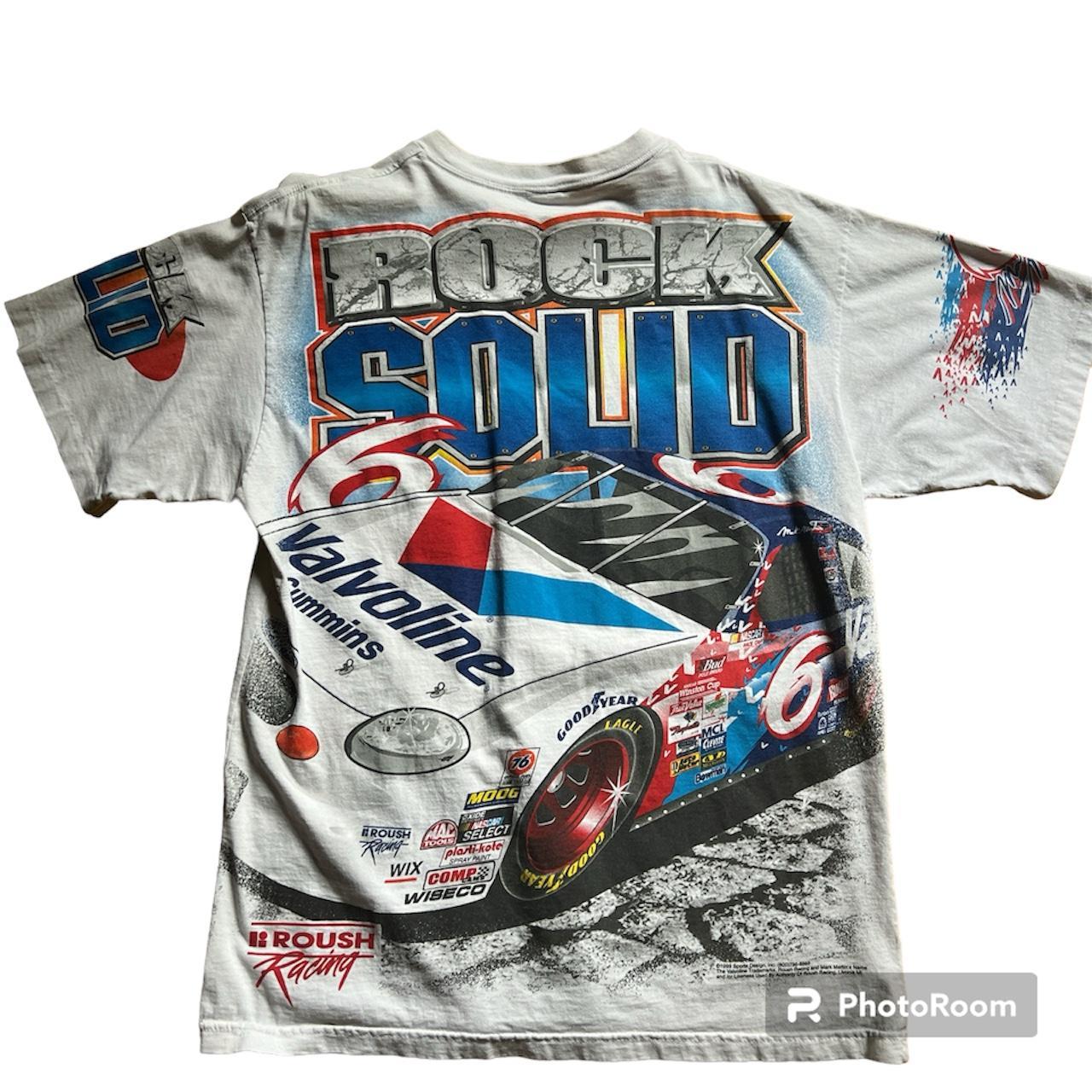 Mark Martin NASCAR Vintage Graphic Tee 🏎️ INSANE... - Depop