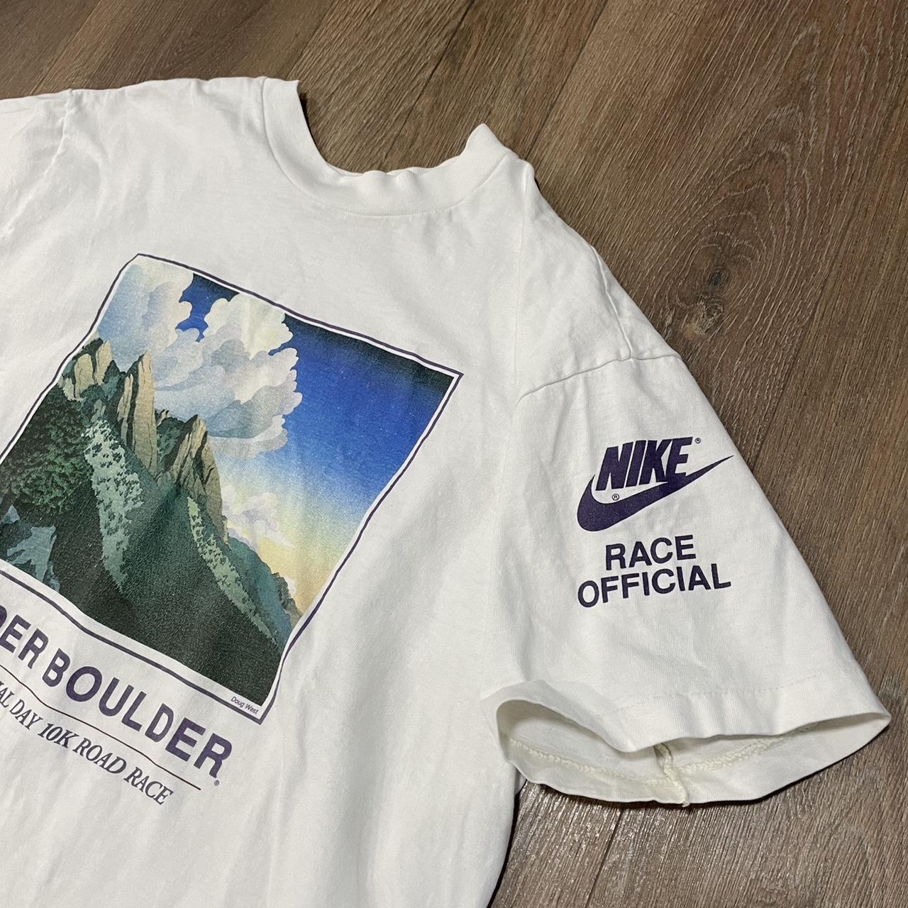 Vintage 1993 Nike Bolder Boulder 10k Road Race... - Depop