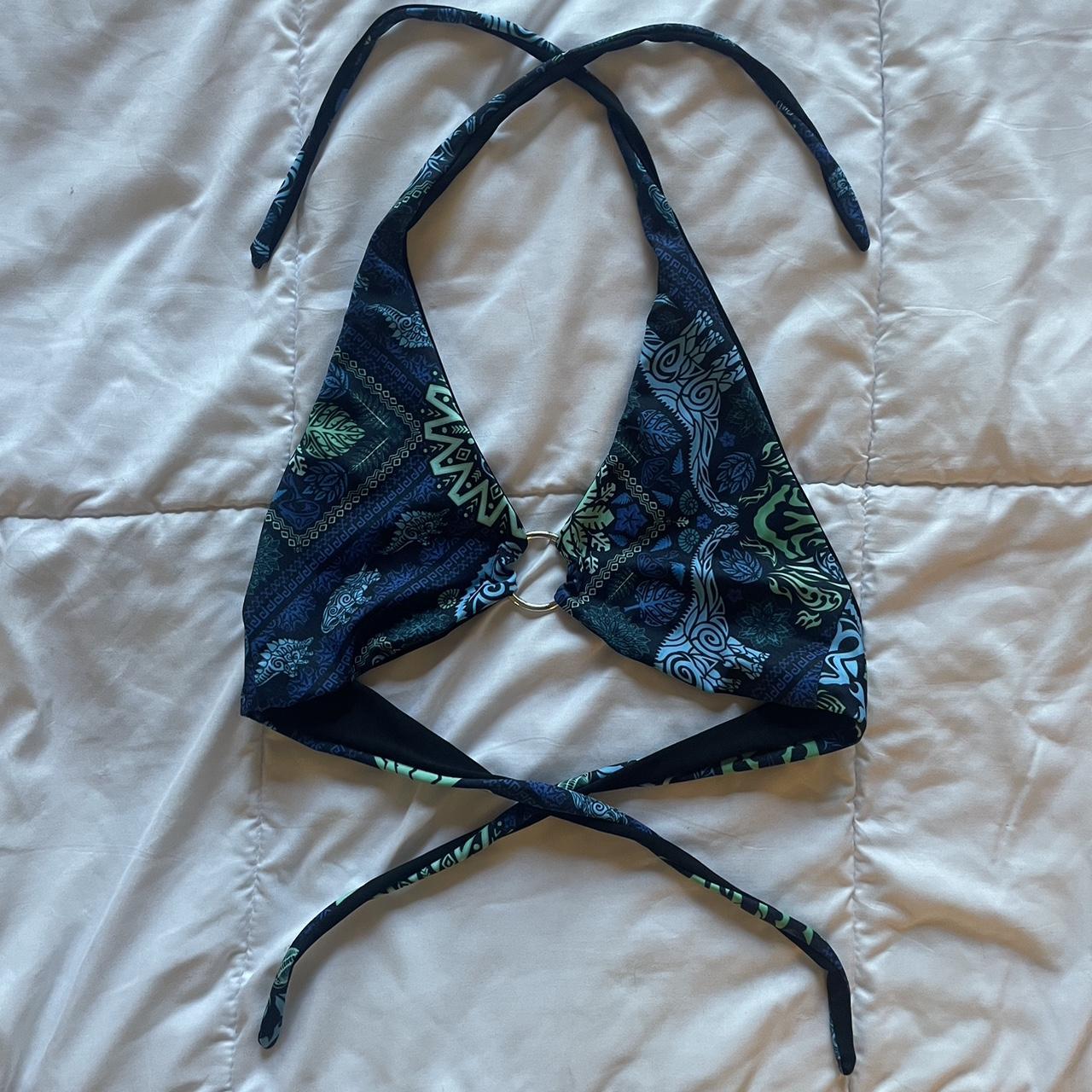 Ice Age O-Ring Halter Top from Freedom Rave Wear 🩵 ... - Depop