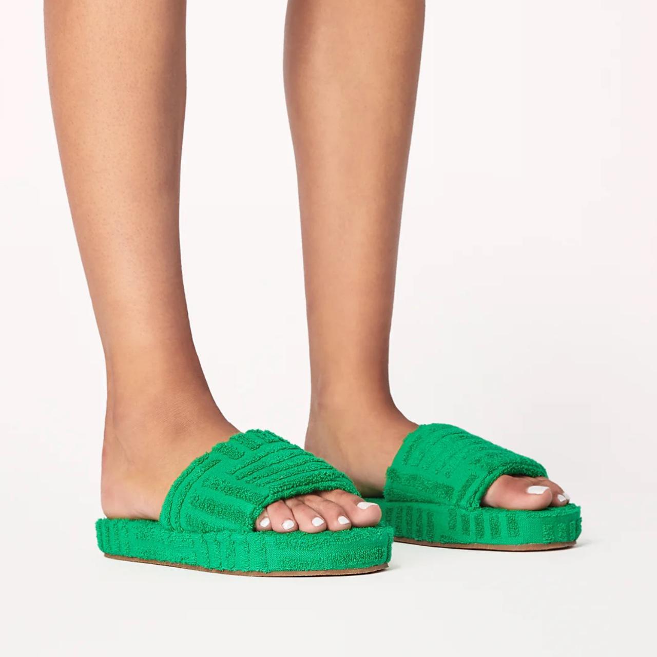 Green Billini slides 💚💚 RRP: $60 • Size 8 - Depop