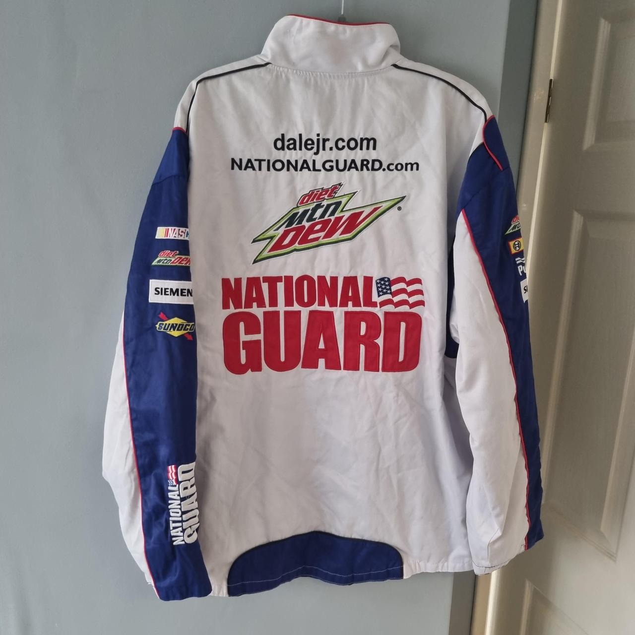 Dale Earnhardt Junior NASCAR National Guard jacket... | Depop