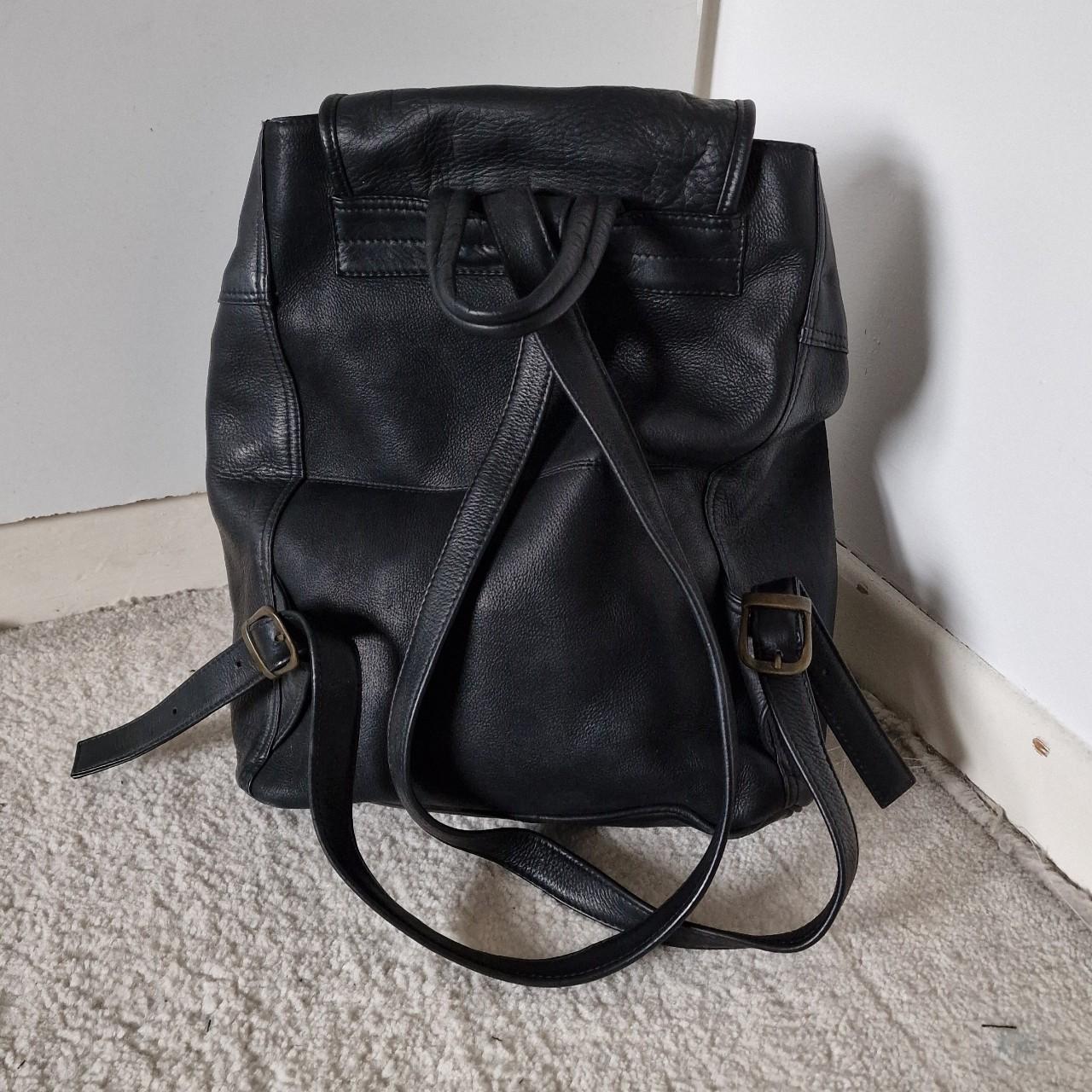 Tula genuine vaquetta leather backpack. Drawstring... - Depop