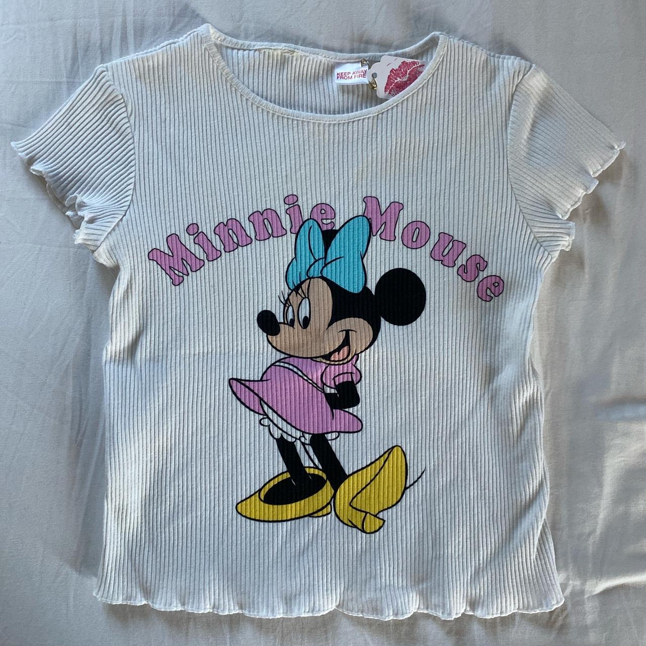 Vintage minnie mouse baby tee #minniemouse #y2k... - Depop