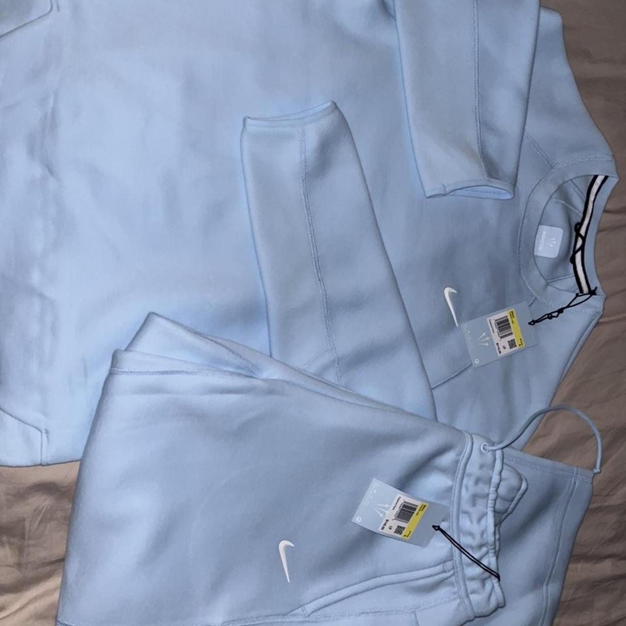 DRAKE NOCTA X NIKE TECH FLEECE COBALT BLUE TINT... - Depop