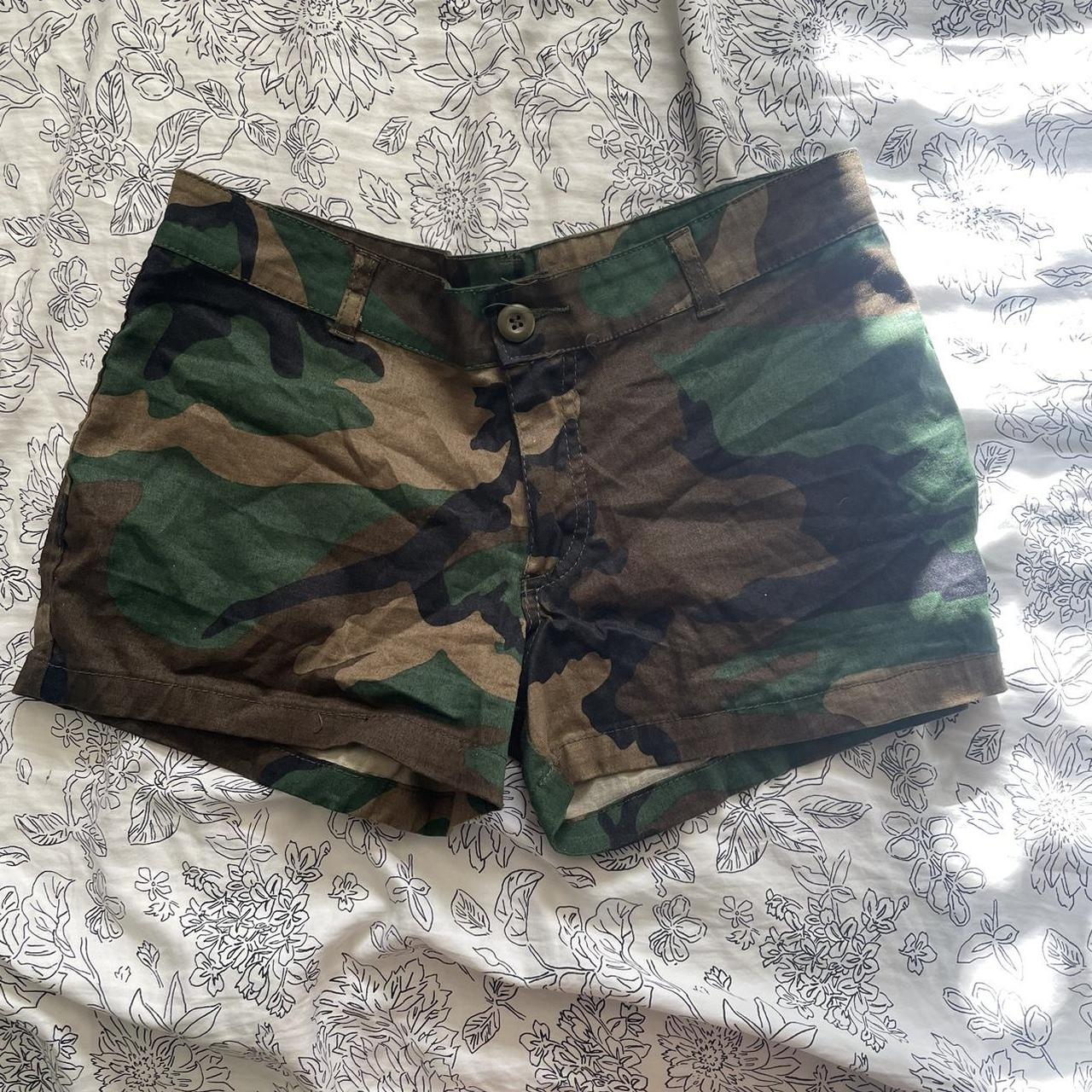 Rothco Low Rise Camo Shorts🦎 Tried On And Washed Depop