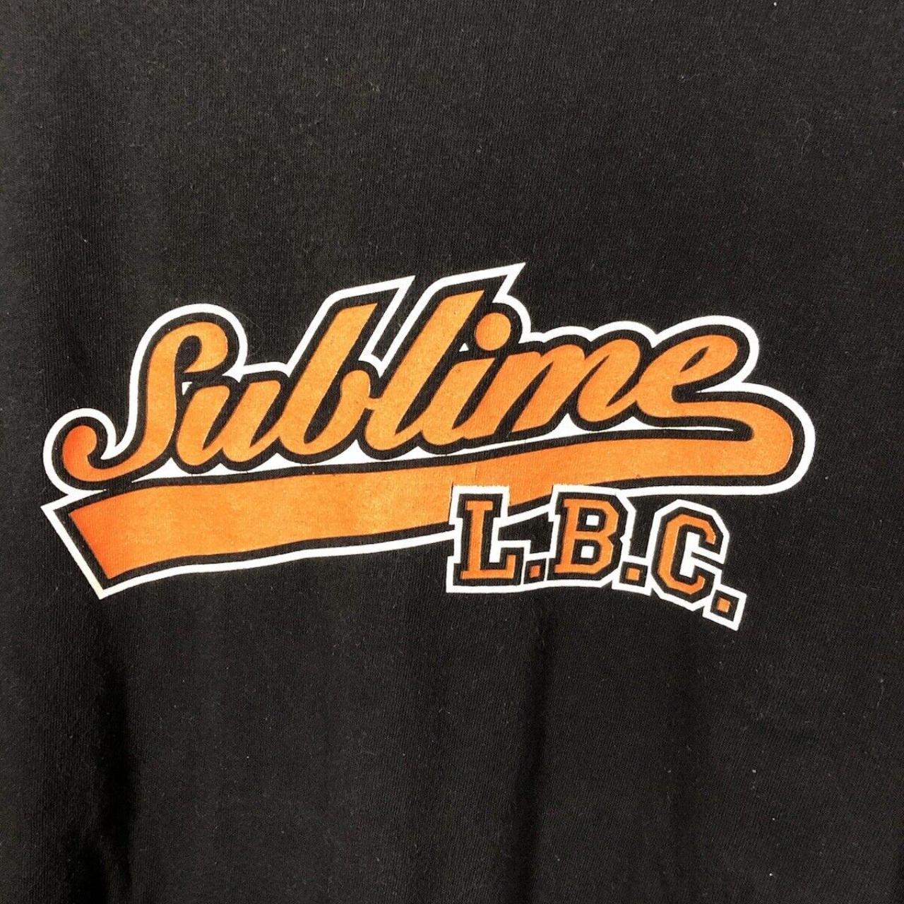 Late 90s or Y2K vintage Sublime LBC cursive baseball... - Depop