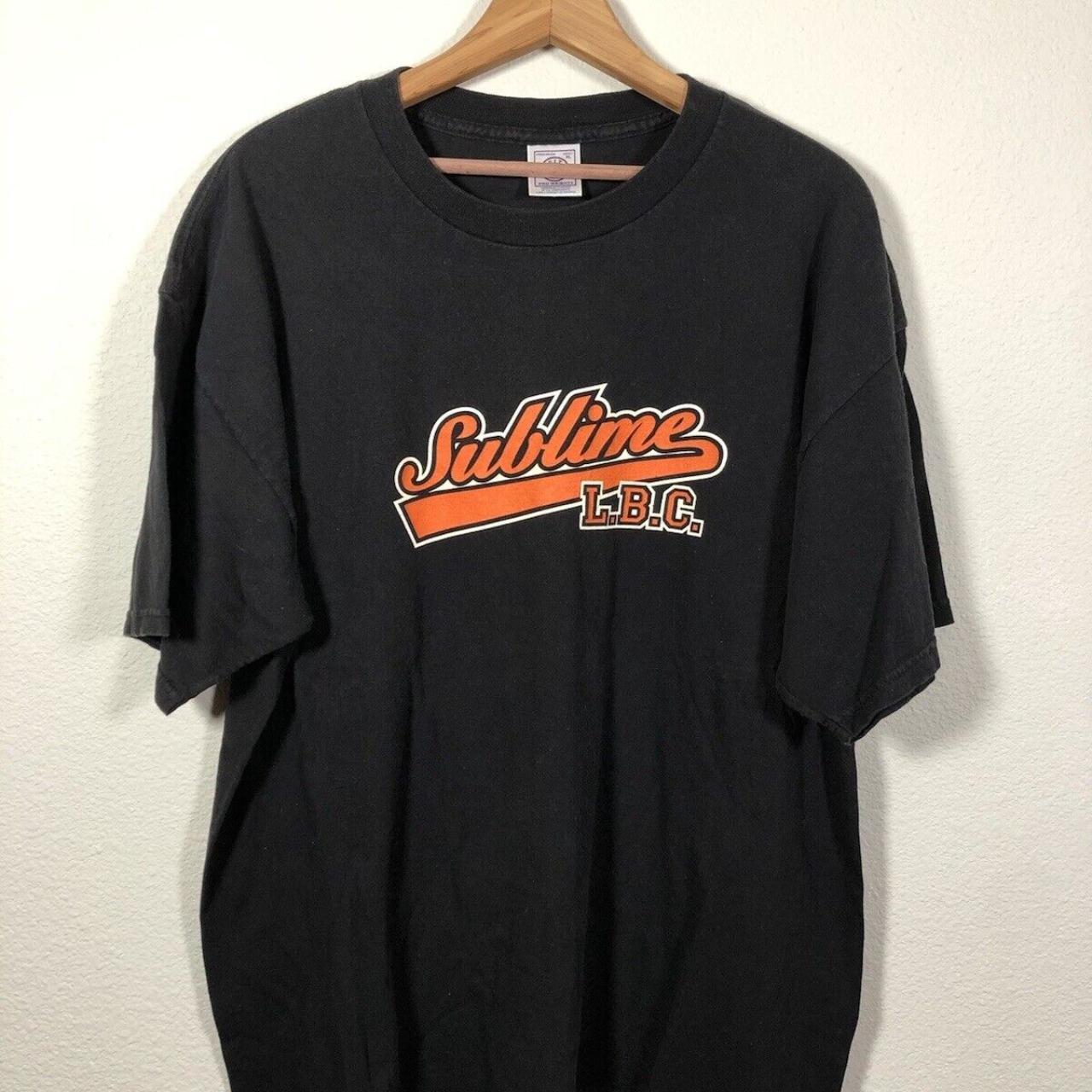 Late 90s or Y2K vintage Sublime LBC cursive baseball... - Depop