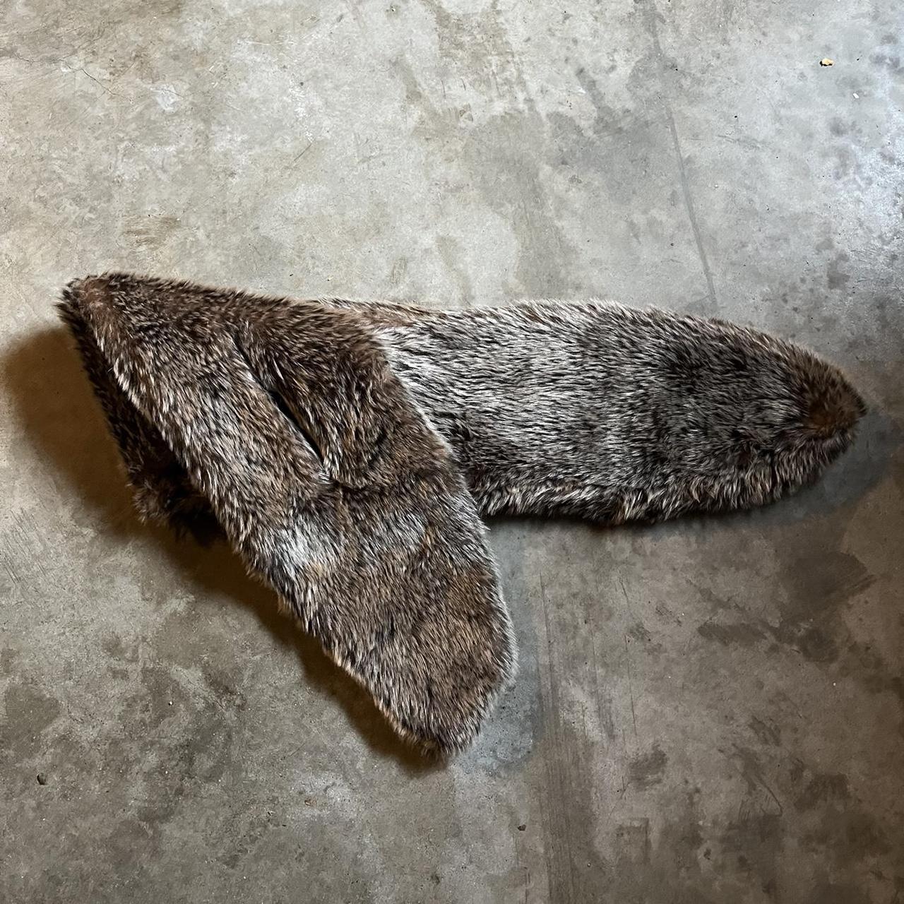 Vintage Faux Fur Pelt Scarf Super soft Great for... - Depop