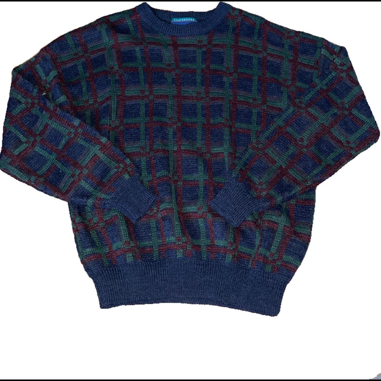 Vintage super cool pattern sweater Size XL Great... - Depop