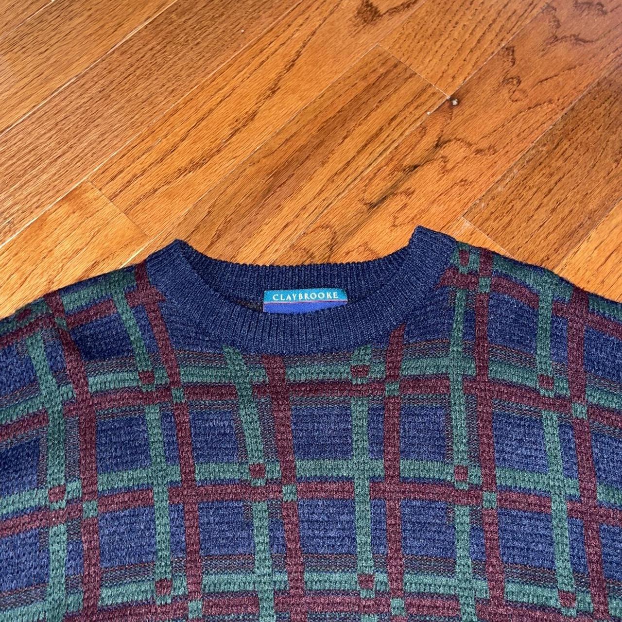 Vintage super cool pattern sweater Size XL Great... - Depop