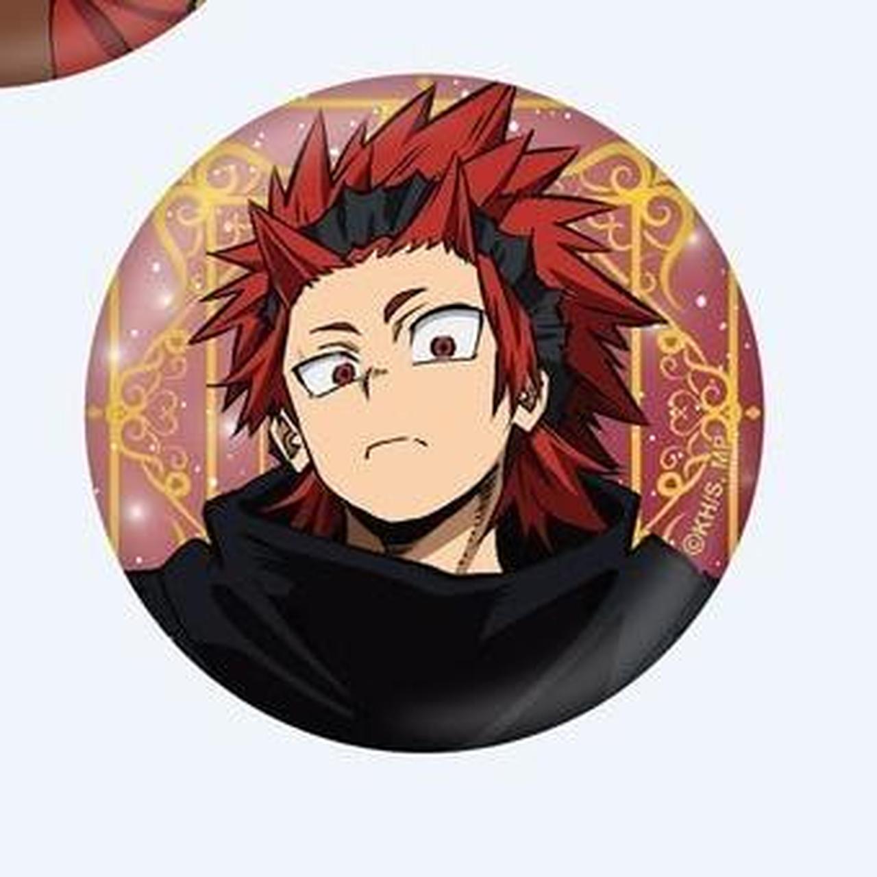 My Hero Academia metal badge pin - Red Riot... - Depop