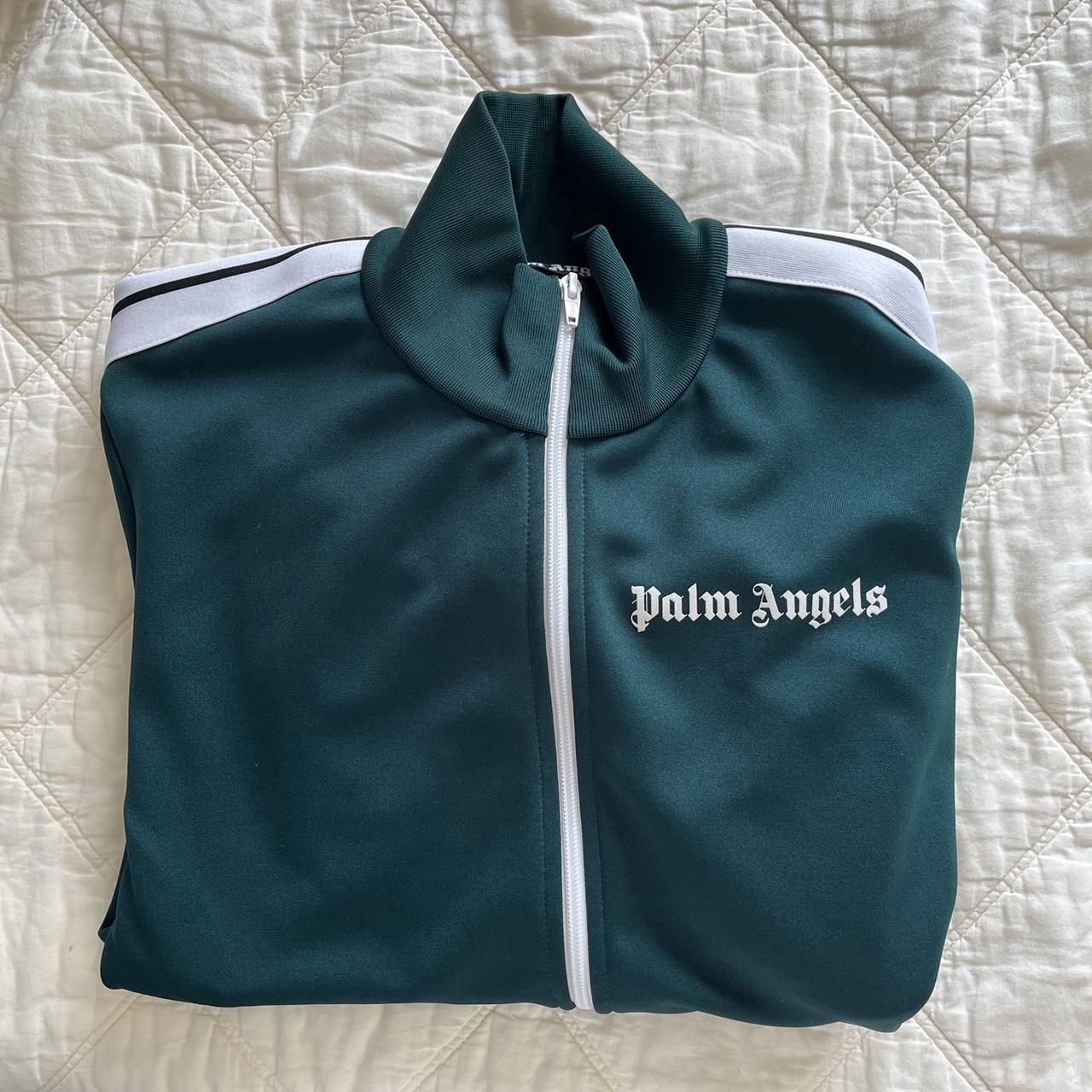2pc Palm Angels Sweatsuit Green Fair condition see... - Depop
