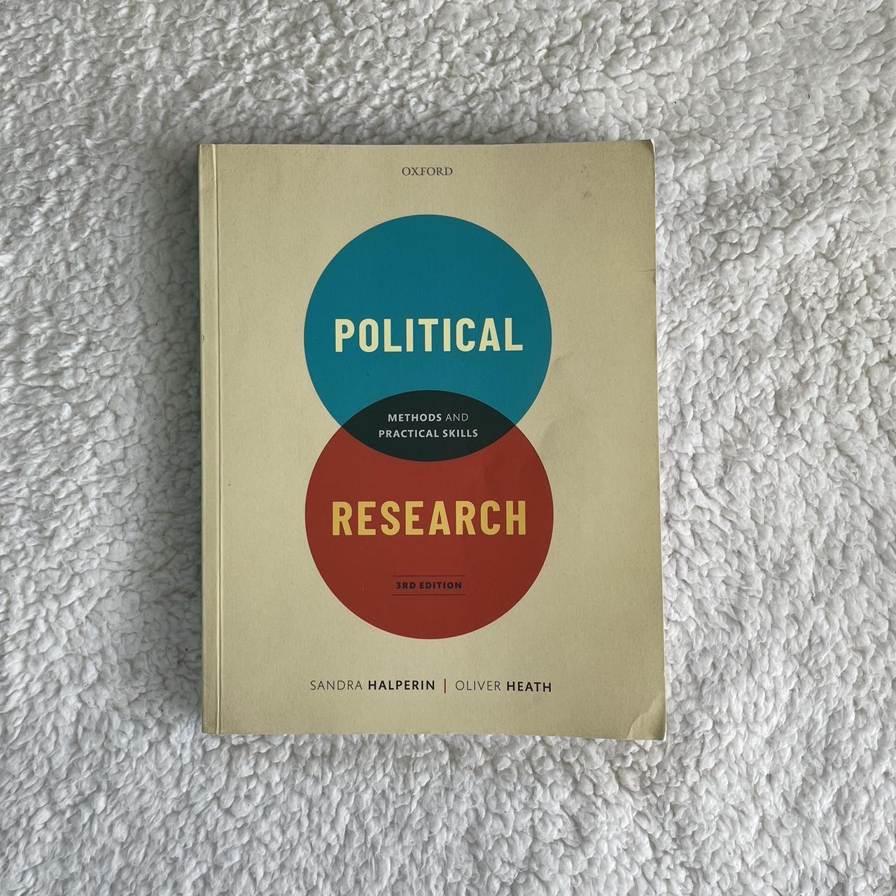 Political Research: Methods and Skills (3rd edition)... - Depop