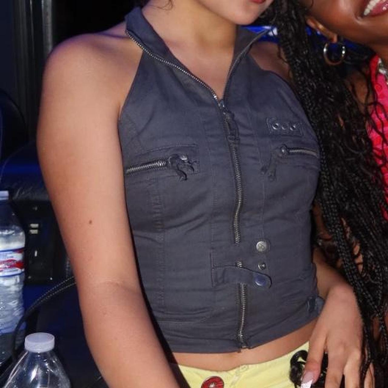 Jaded London Vest super flattering and hnique... - Depop