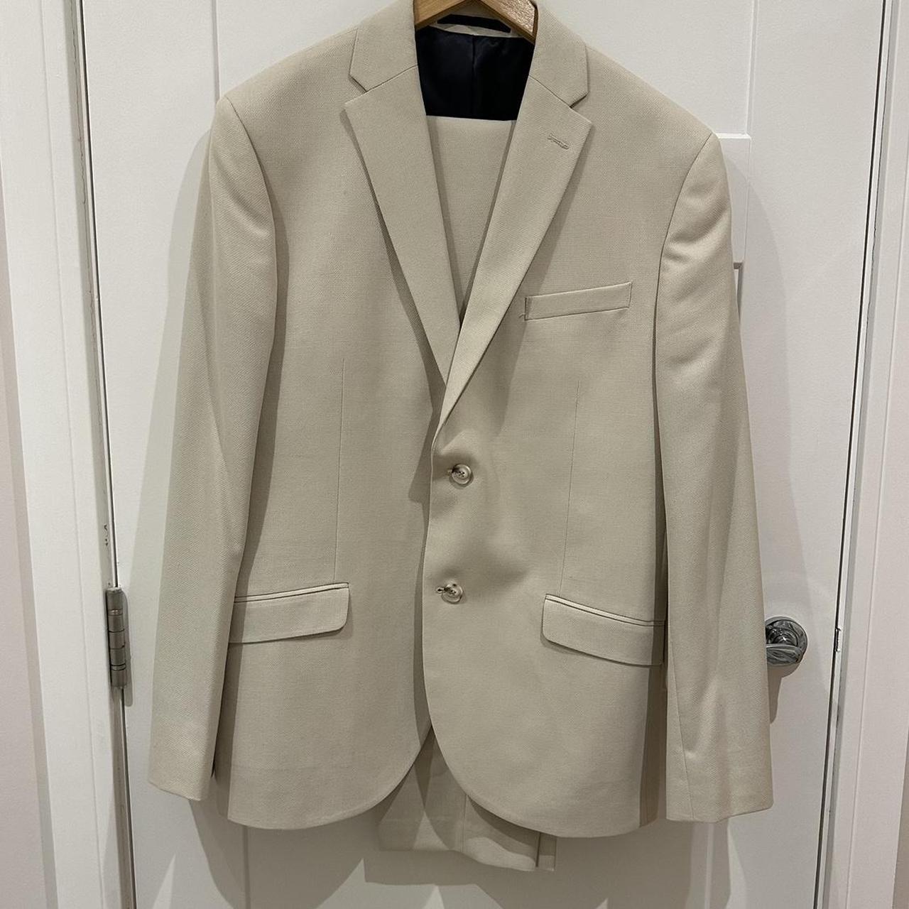 Topman suit jacket blazer and trousers set. Skinny... - Depop