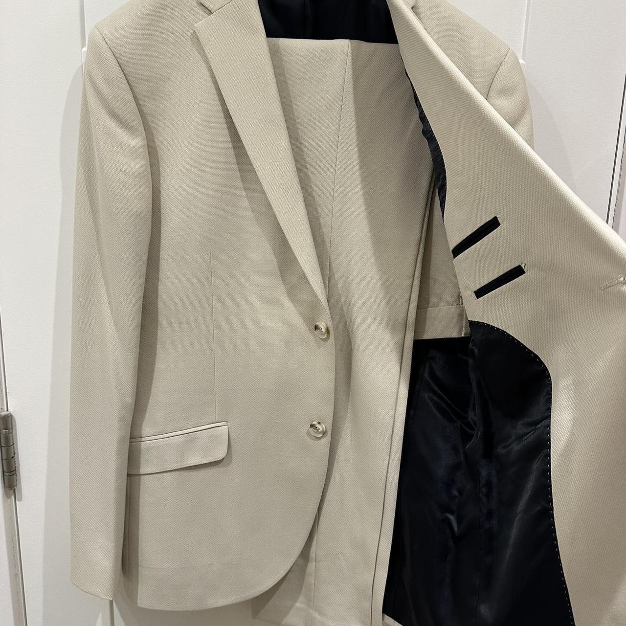 Topman suit jacket blazer and trousers set. Skinny... - Depop