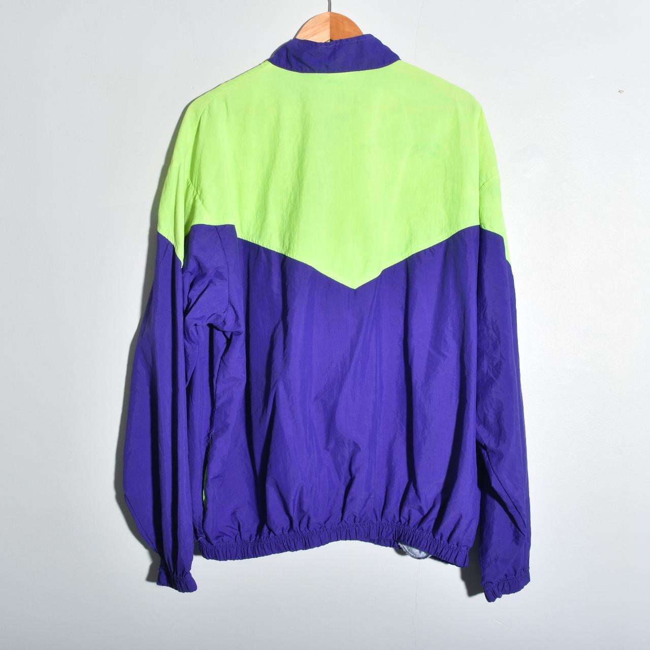 Vintage Surf Style Windbreaker jacket Size large... - Depop