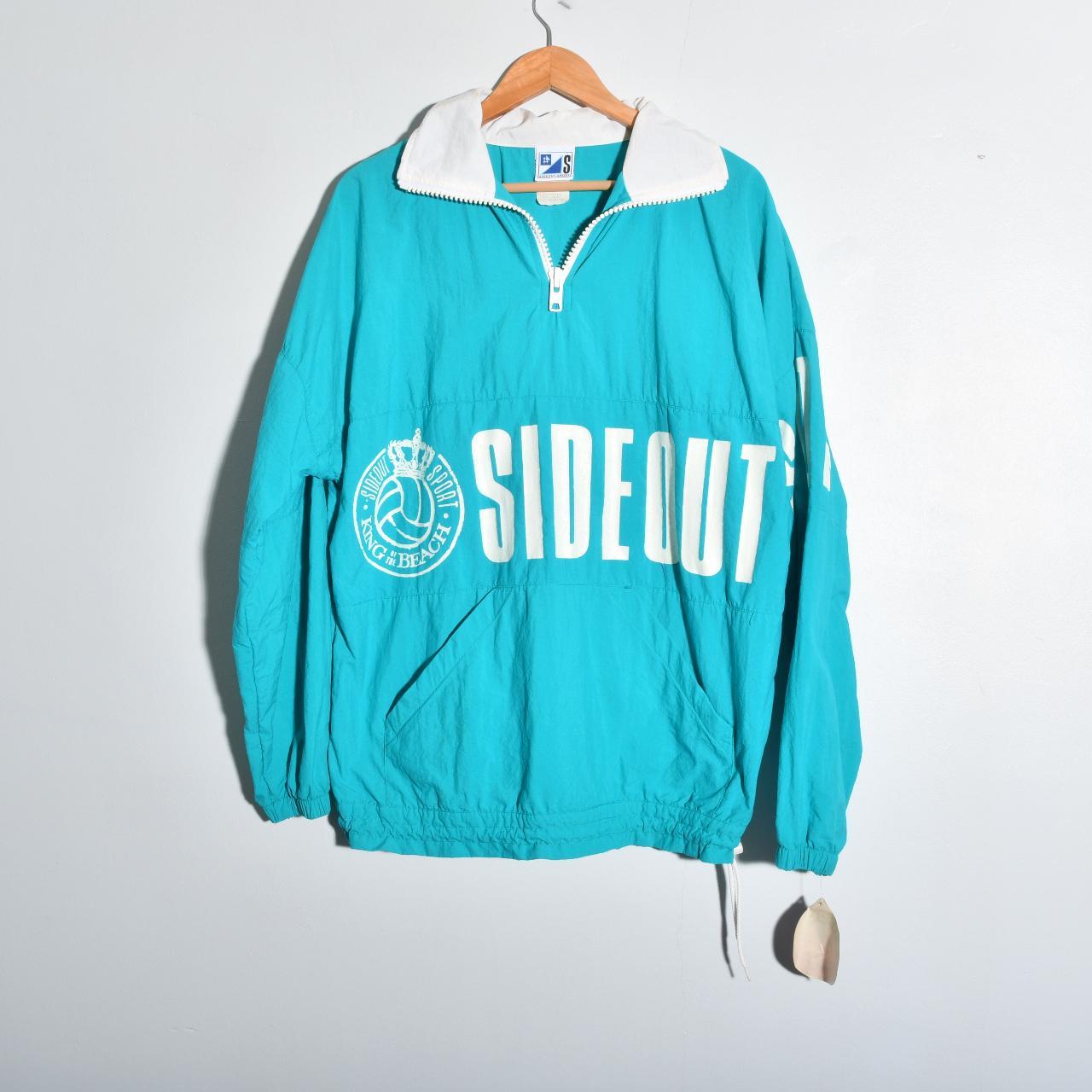 Vintage Sideout Volleyball Windbreaker Jacket Size... - Depop