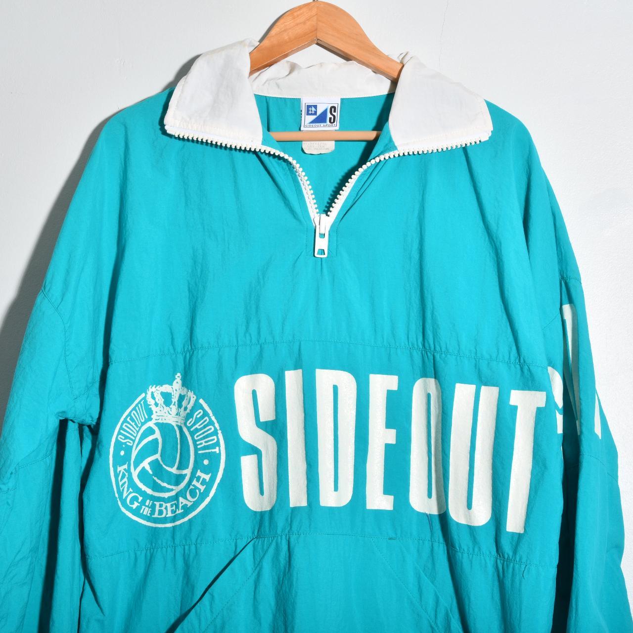 Vintage Sideout Volleyball Windbreaker Jacket Size... - Depop