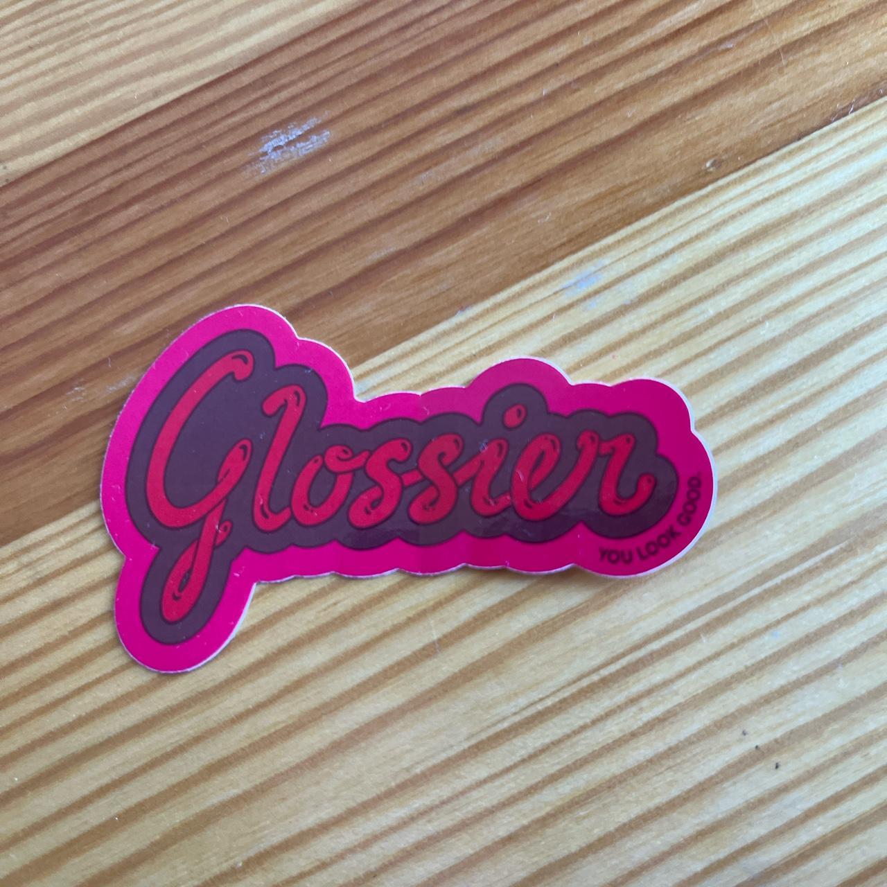 Glossier sticker Glossier you look good sticker... - Depop