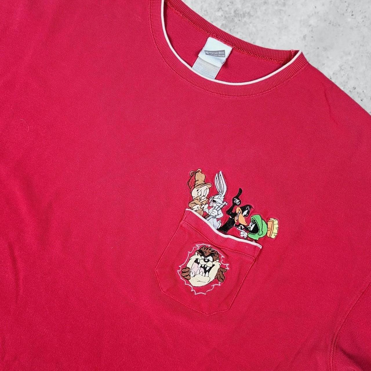 Warner Bros. Men's Red T-shirt | Depop