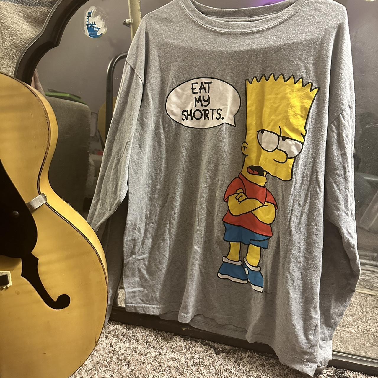 XL Bart Simpson long sleeve - Depop
