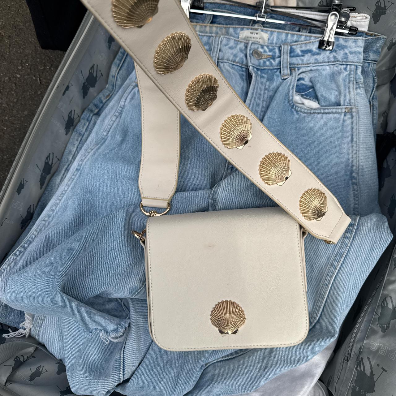 Poppy lissiman white shell bag. Used 3 times just... - Depop