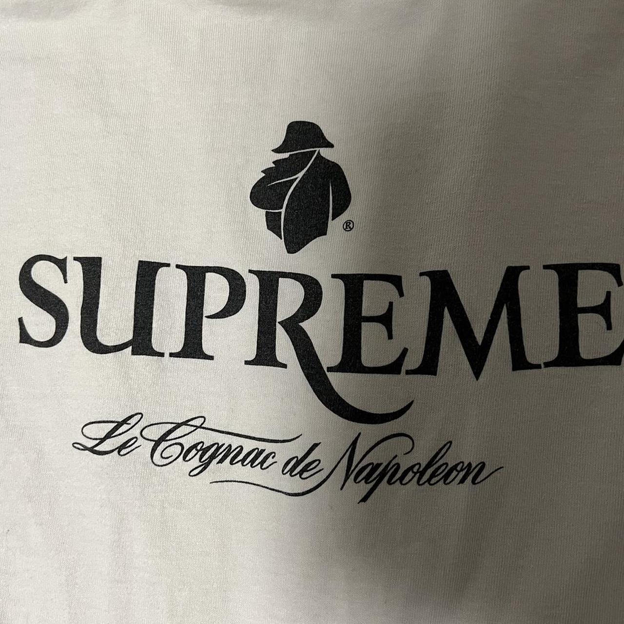 Supreme Le Cognac de Napoleon t-shirt Condition:... - Depop