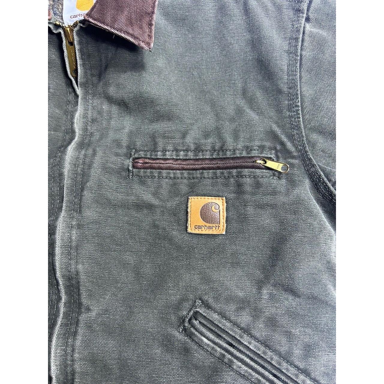 Vtg CARHARTT Jacket Men’s Small Detroit Blanket... - Depop