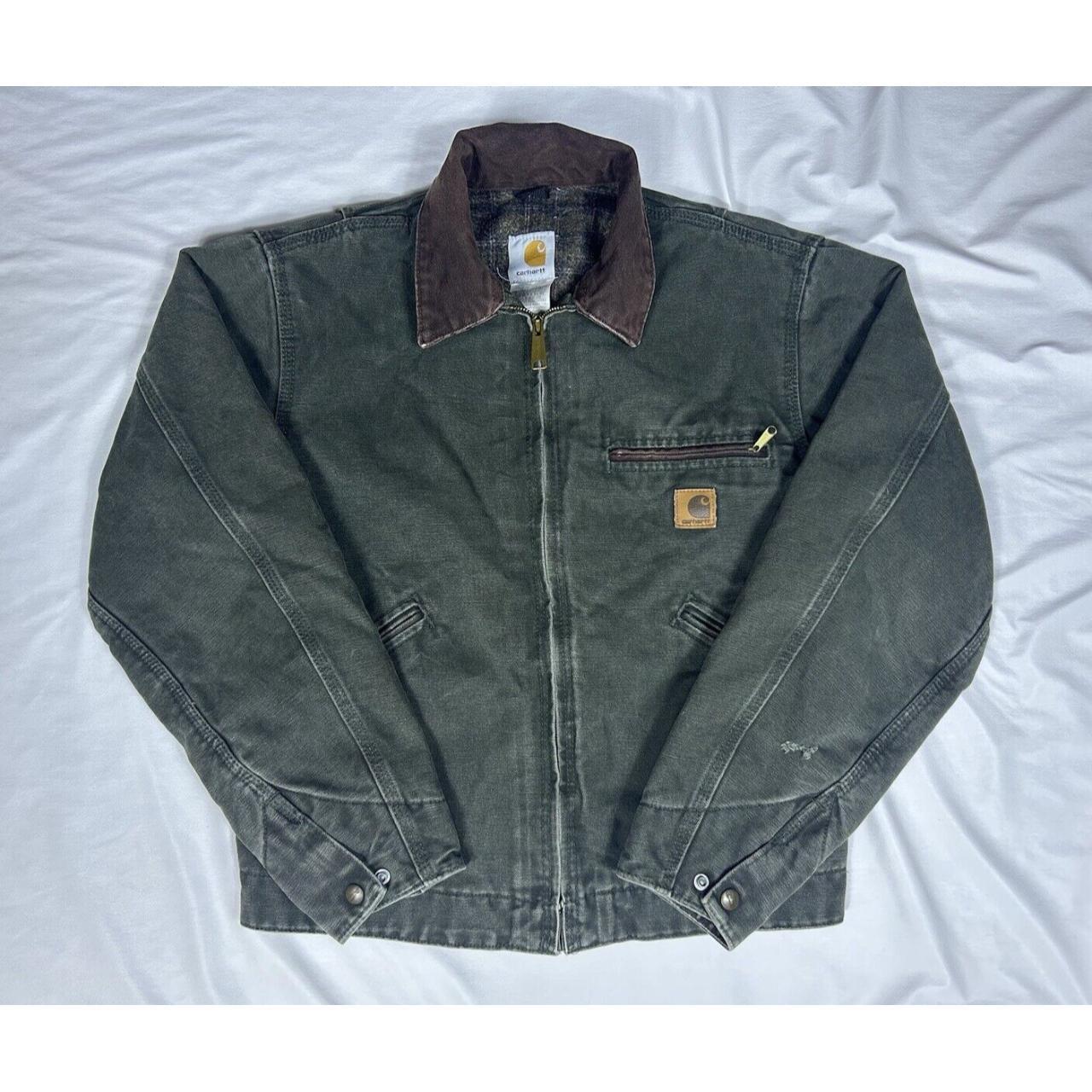 Vtg CARHARTT Jacket Men’s Small Detroit Blanket... - Depop
