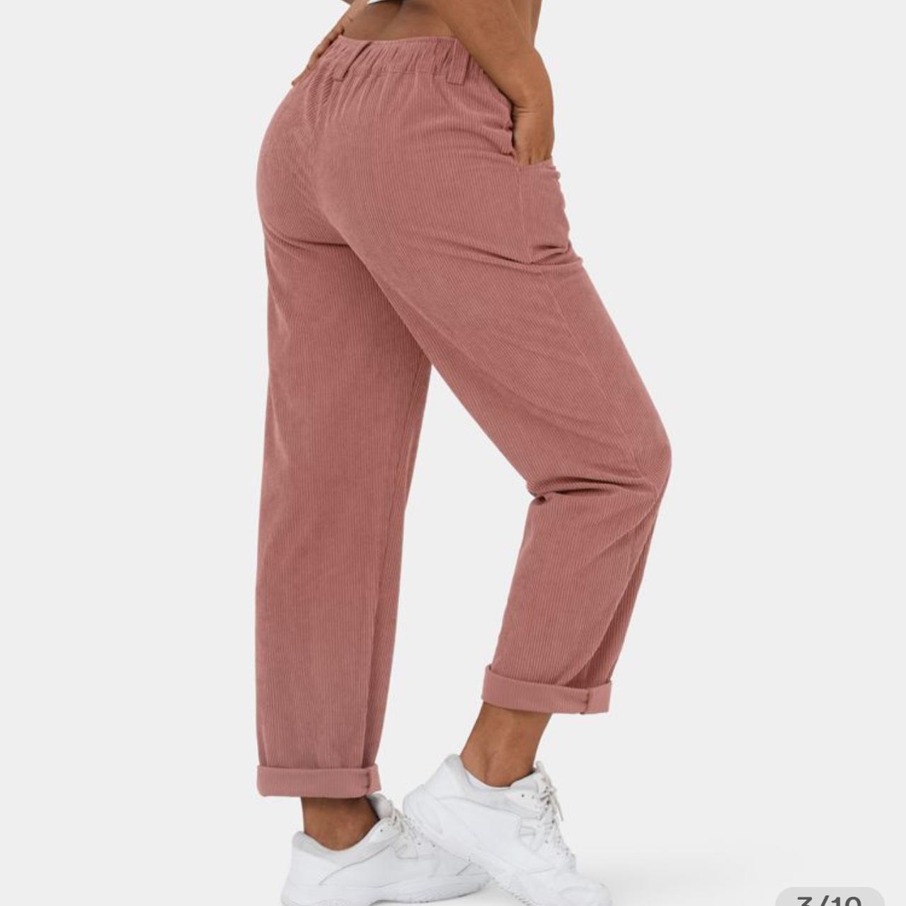 Halara stretch corduroy trousers - unworn - Depop