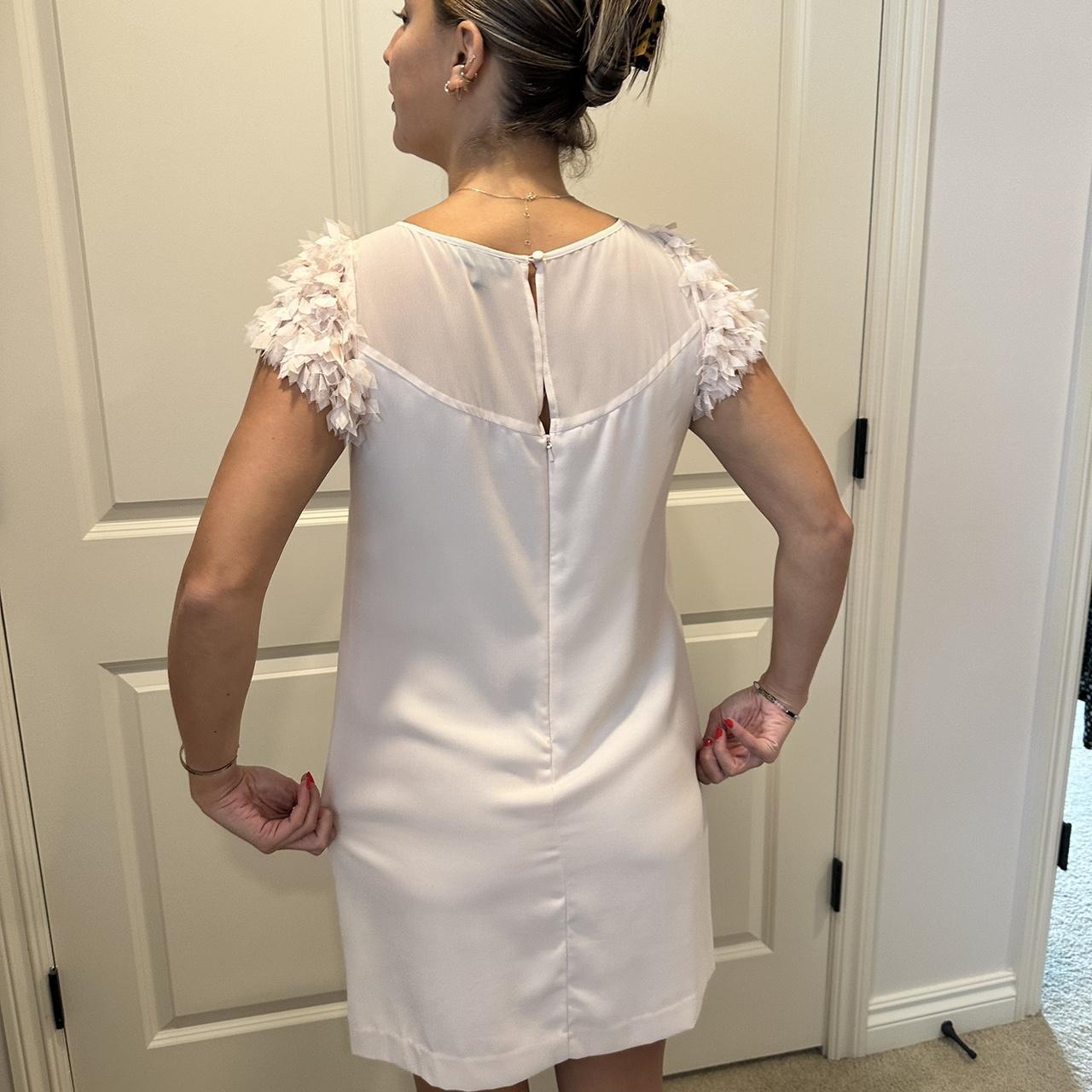 Pale pink dress. Shoulder detail very cute. Bought... - Depop