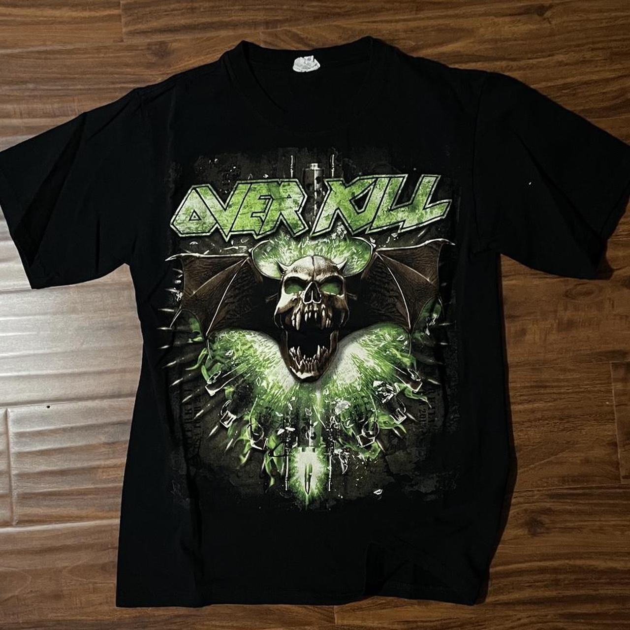 Sick as f*ck Overkill band tee from the 2013 USA... - Depop